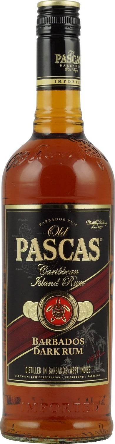 Old Pascas Barbados Dark Rum 37,5% 0,70 l | Danpris Suomi